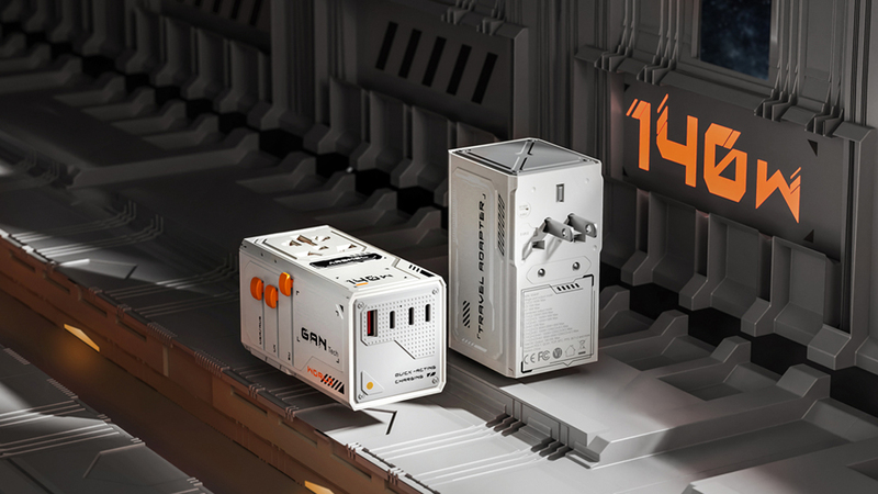 World's First Mecha All-in-One 140W Charger & Travel Adapter ...