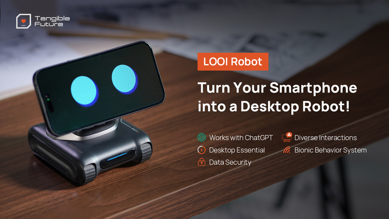 LOOI: Turn Your Smartphone into a Desktop Robot! ~ Kickbooster Campaign